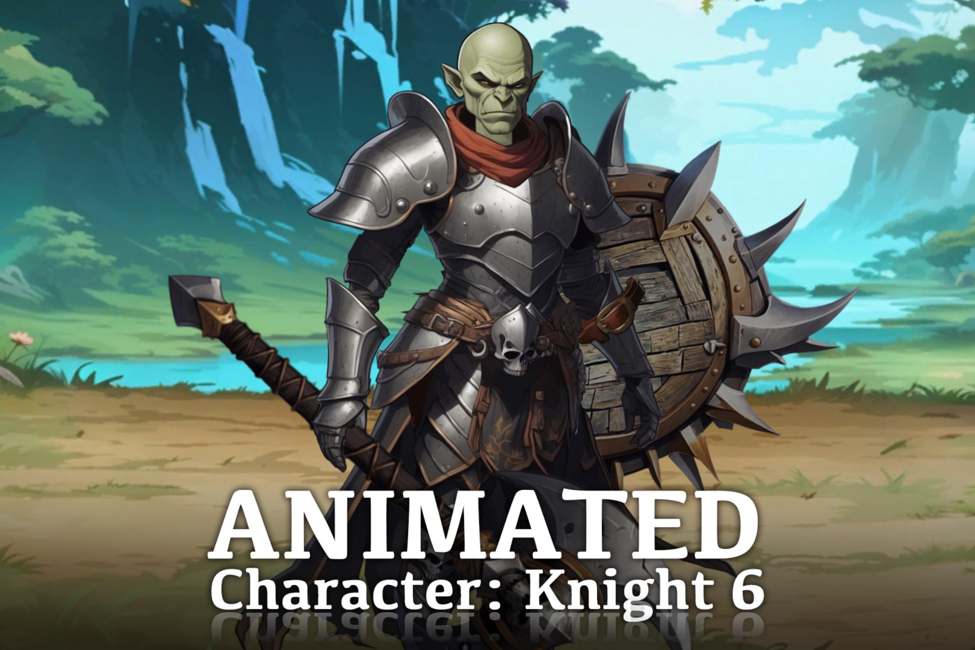Animated 2D Character - Knight 6 (Spine) | 2D Characters | Unity Asset Store