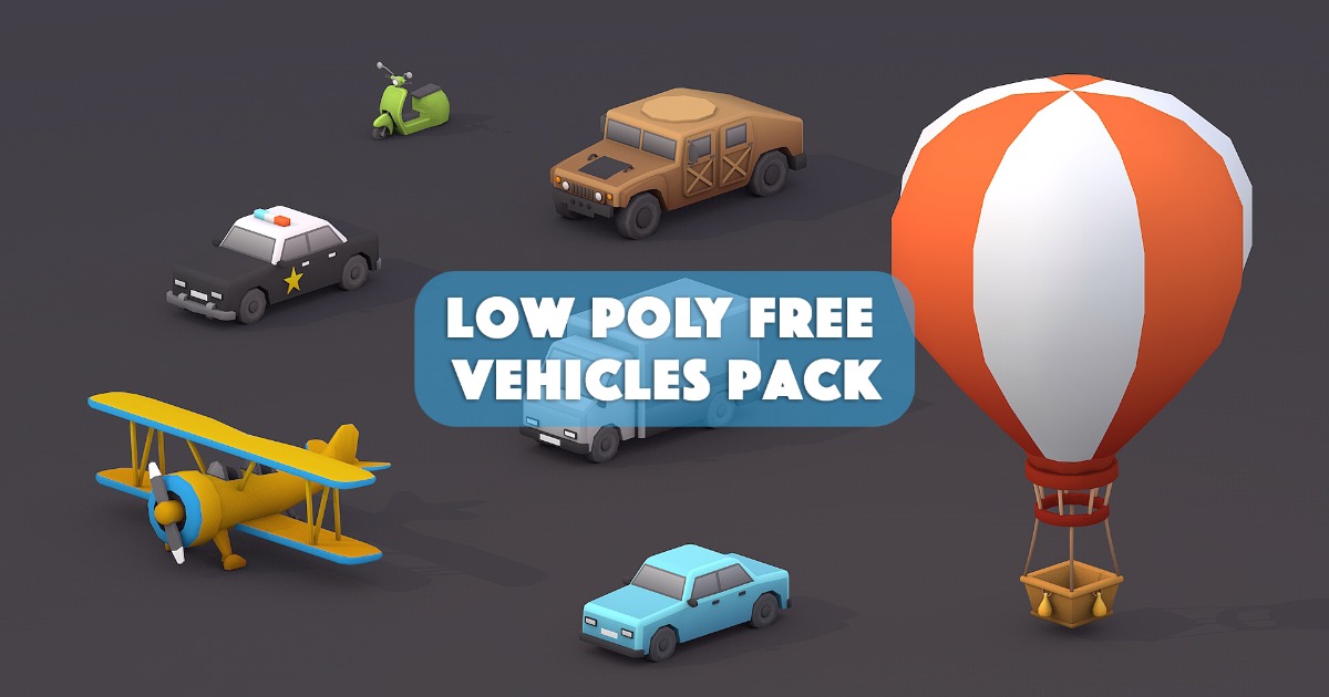 Low Poly Free Vehicles Pack | 3D Vehicles | Unity Asset Store