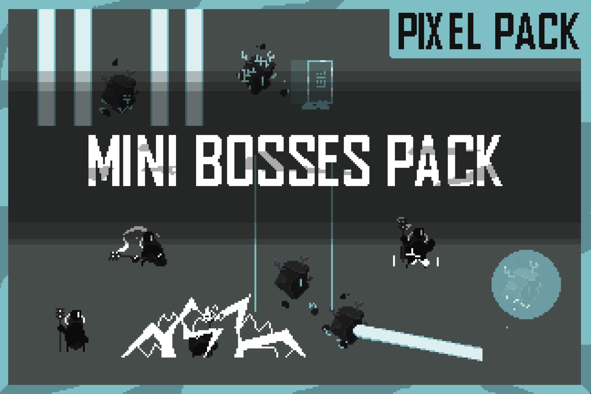 The DARK Series - 2 Mini Bosses | 2D 캐릭터 | Unity Asset Store
