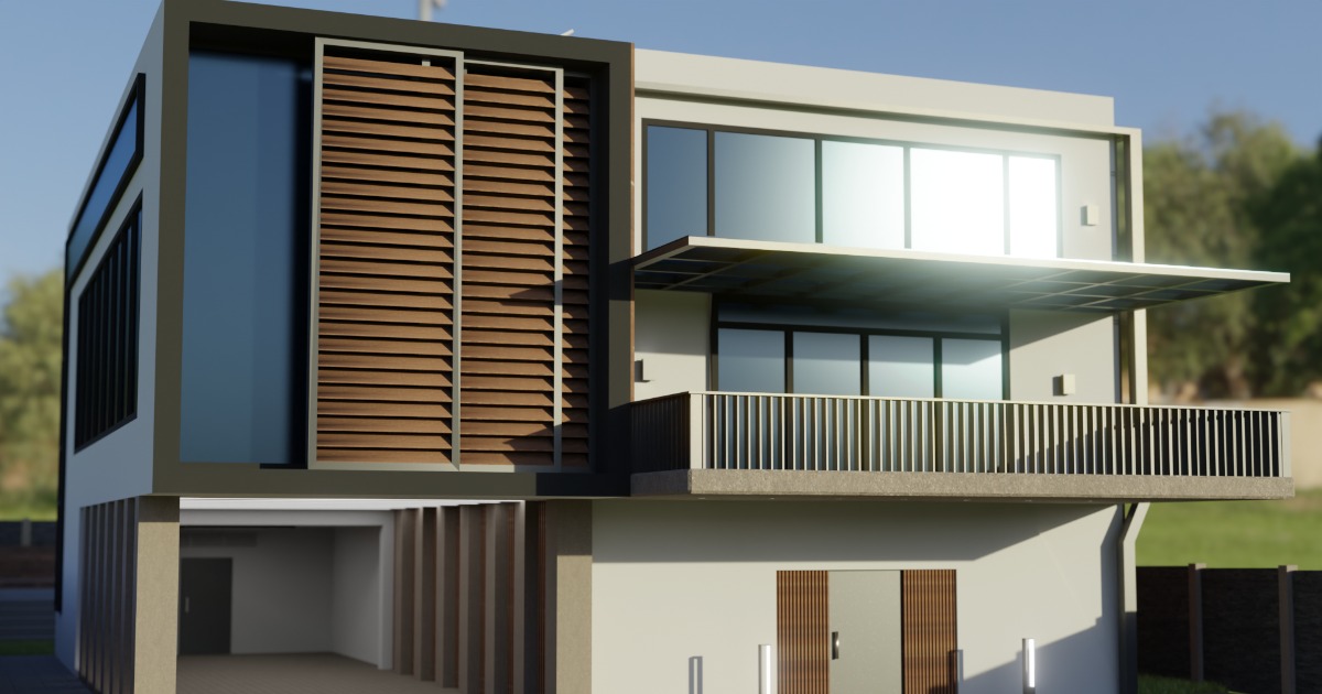 Modern house with pool | 3D Environments | Unity Asset Store