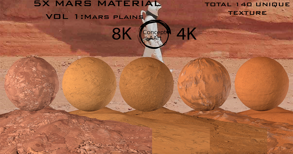 MARS VOL1:MARS PLAINS | 2D Textures & Materials | Unity Asset Store