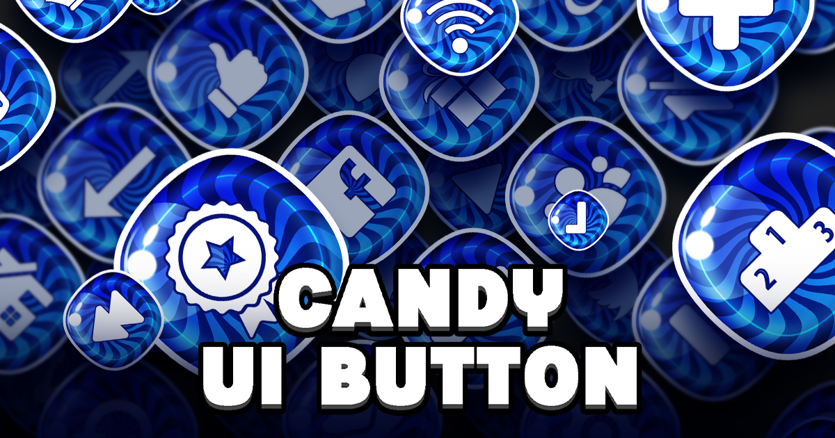 Candy UI Button #1 | 2D GUI | Unity Asset Store