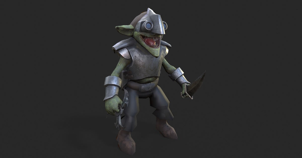Low poly goblin | 3D Props | Unity Asset Store