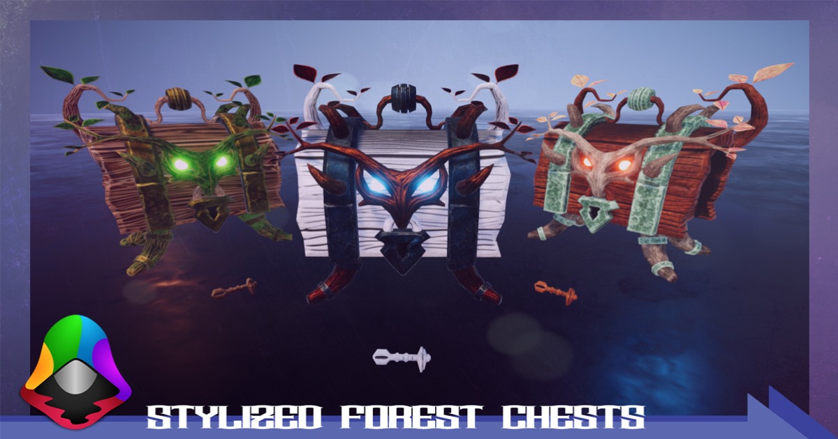 Stylized Chests: Forest Chest | 3D Props | Unity Asset Store