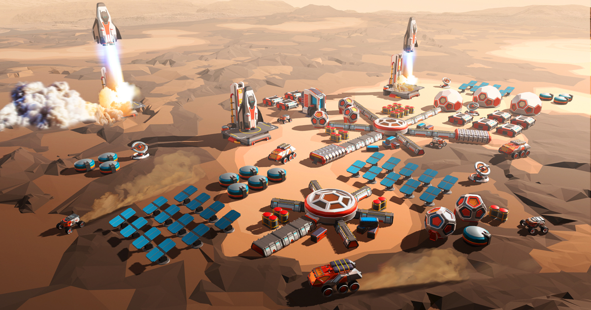 Low Poly SPACE Base | 3D Sci-Fi | Unity Asset Store