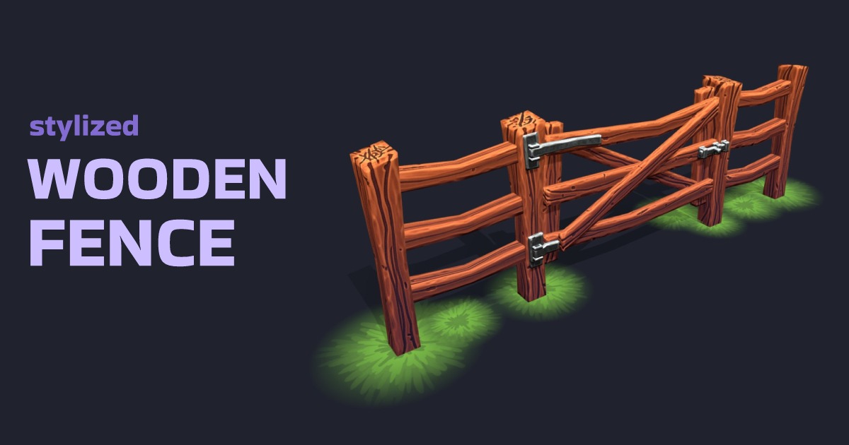 Stylized Wooden Fence | 3D Environments | Unity Asset Store
