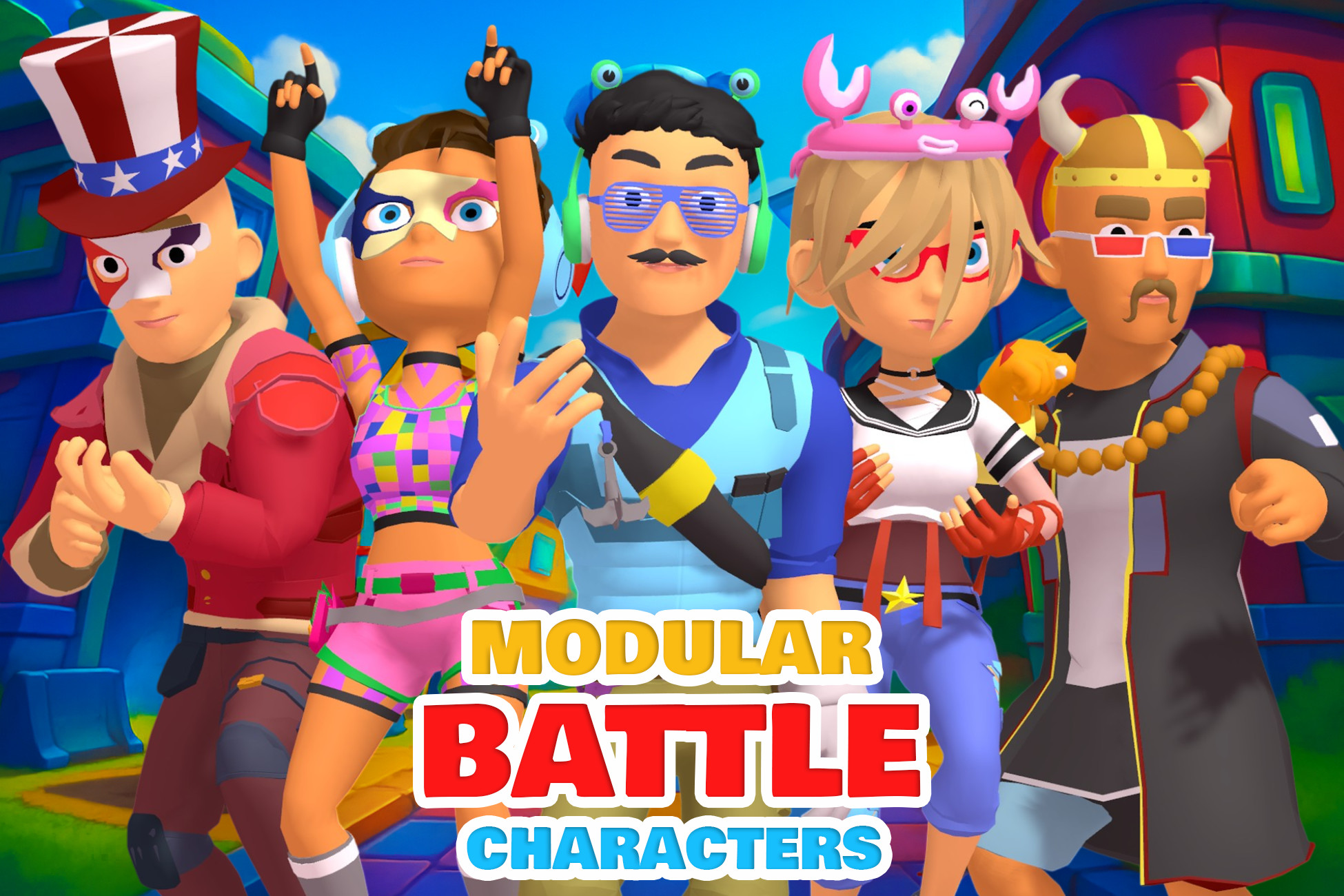Stylized Battle Characters | 3D Humanoids | Unity Asset Store