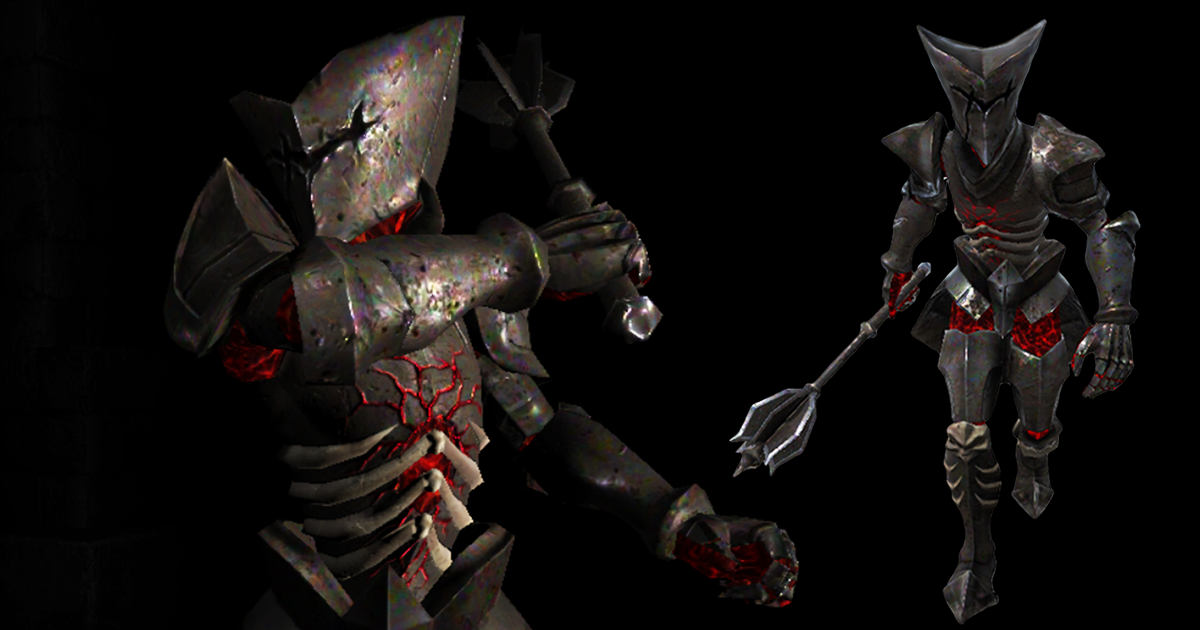 "Evilknight" Hell's trooper | 3D Creatures | Unity Asset Store