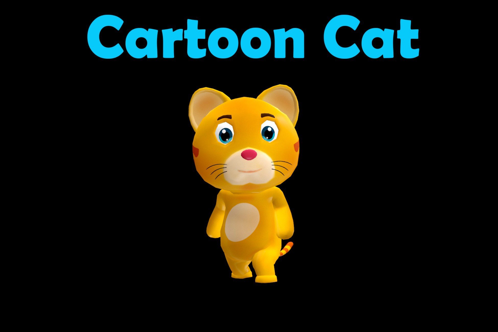 Cartoon cat Animated Character | Characters | Unity Asset Store