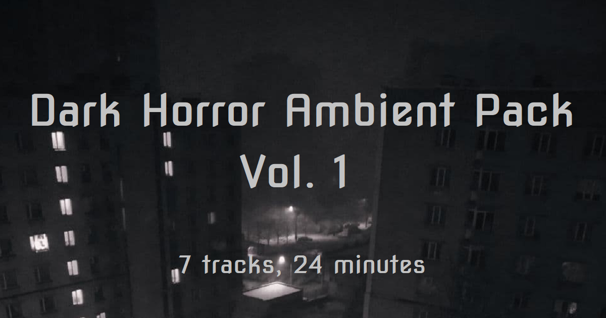 Dark Horror Ambient Pack Vol. 1 | Audio Music | Unity Asset Store