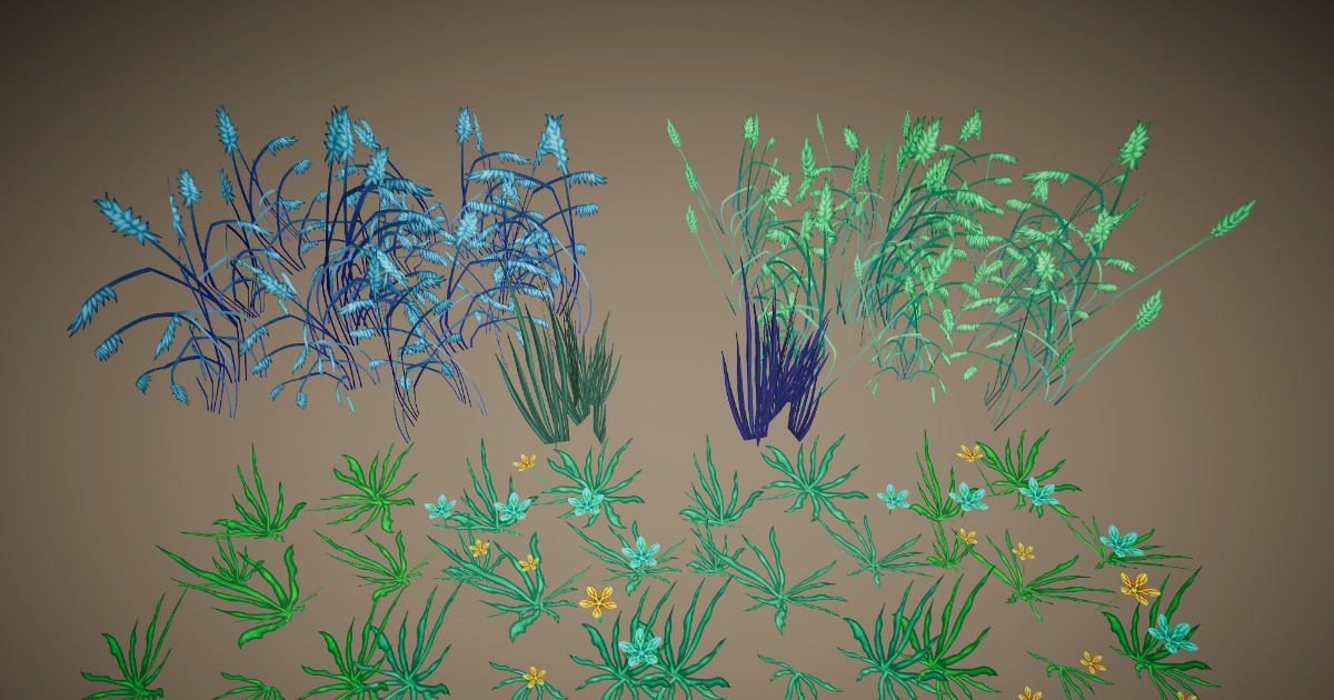 Hand Painted Grass 1 | 3D Environments | Unity Asset Store