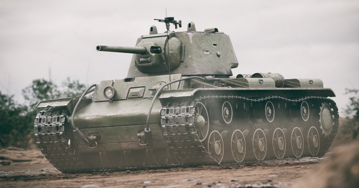 Tank Rigged KV-1 | 3D Land | Unity Asset Store