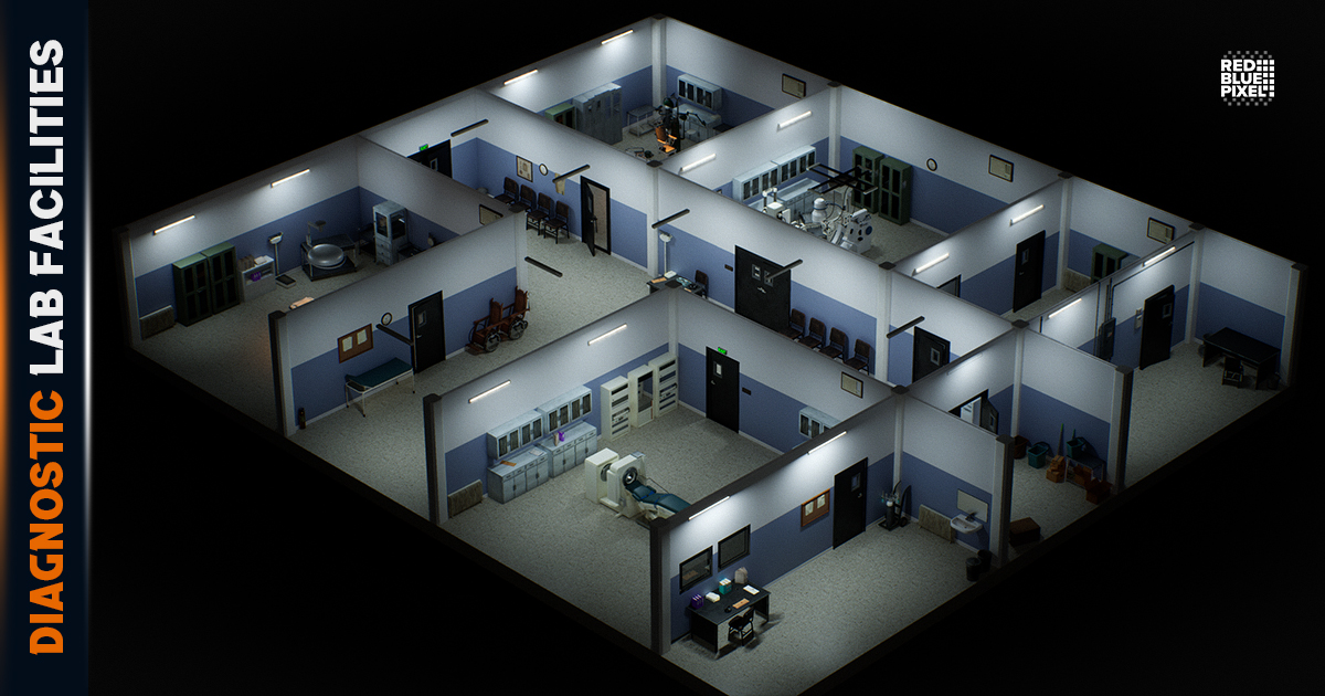 Diagnostic Lab Facilities | 3D Props | Unity Asset Store