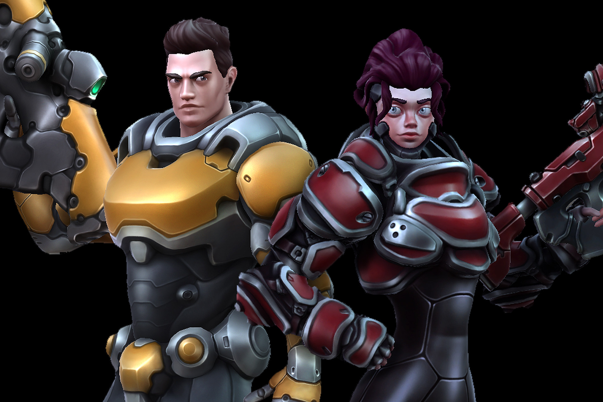 Soldier SciFi - 2 Characters | 3D 角色 | Unity Asset Store