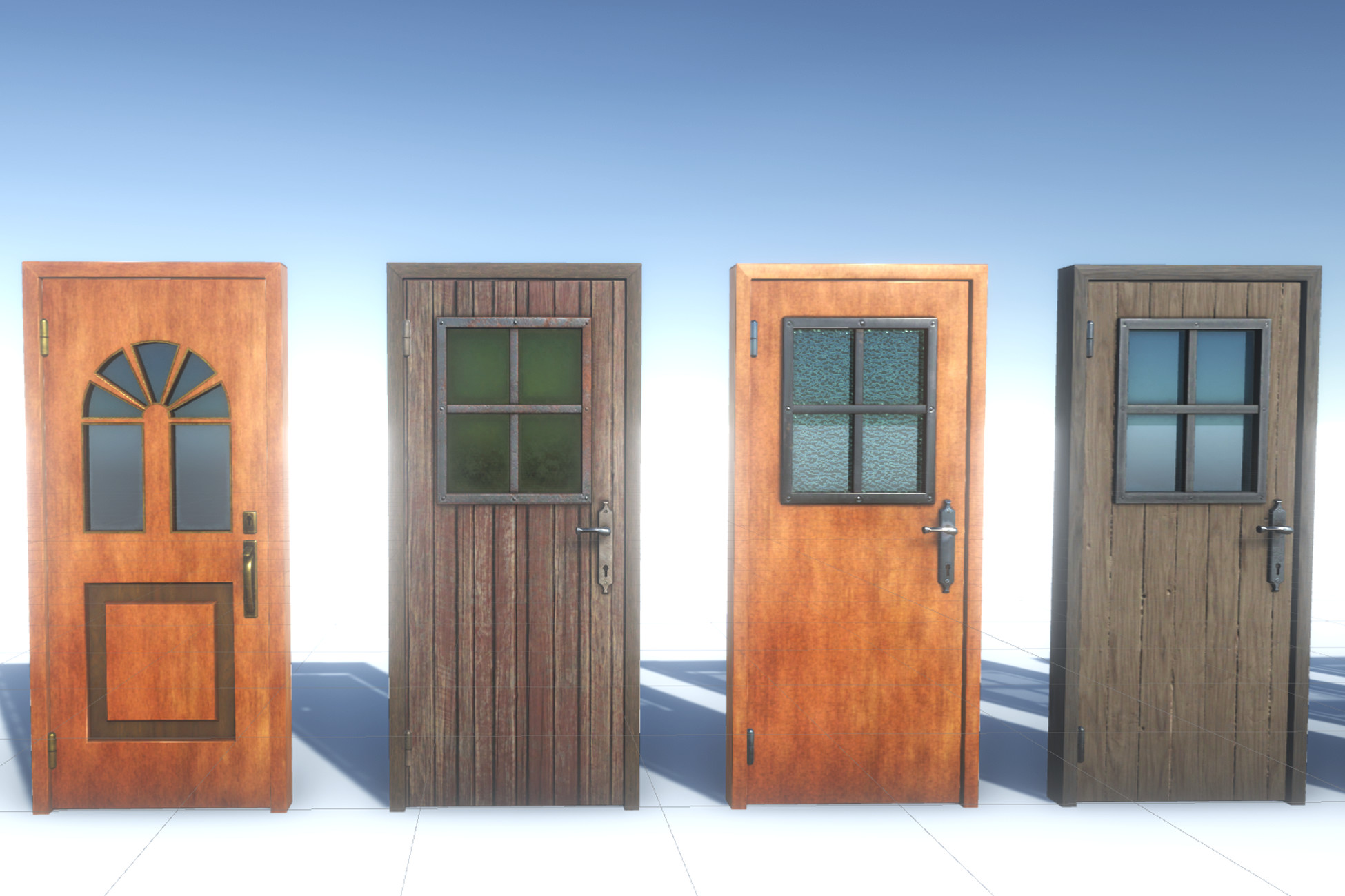 Door Set 2 | 3D Interior | Unity Asset Store