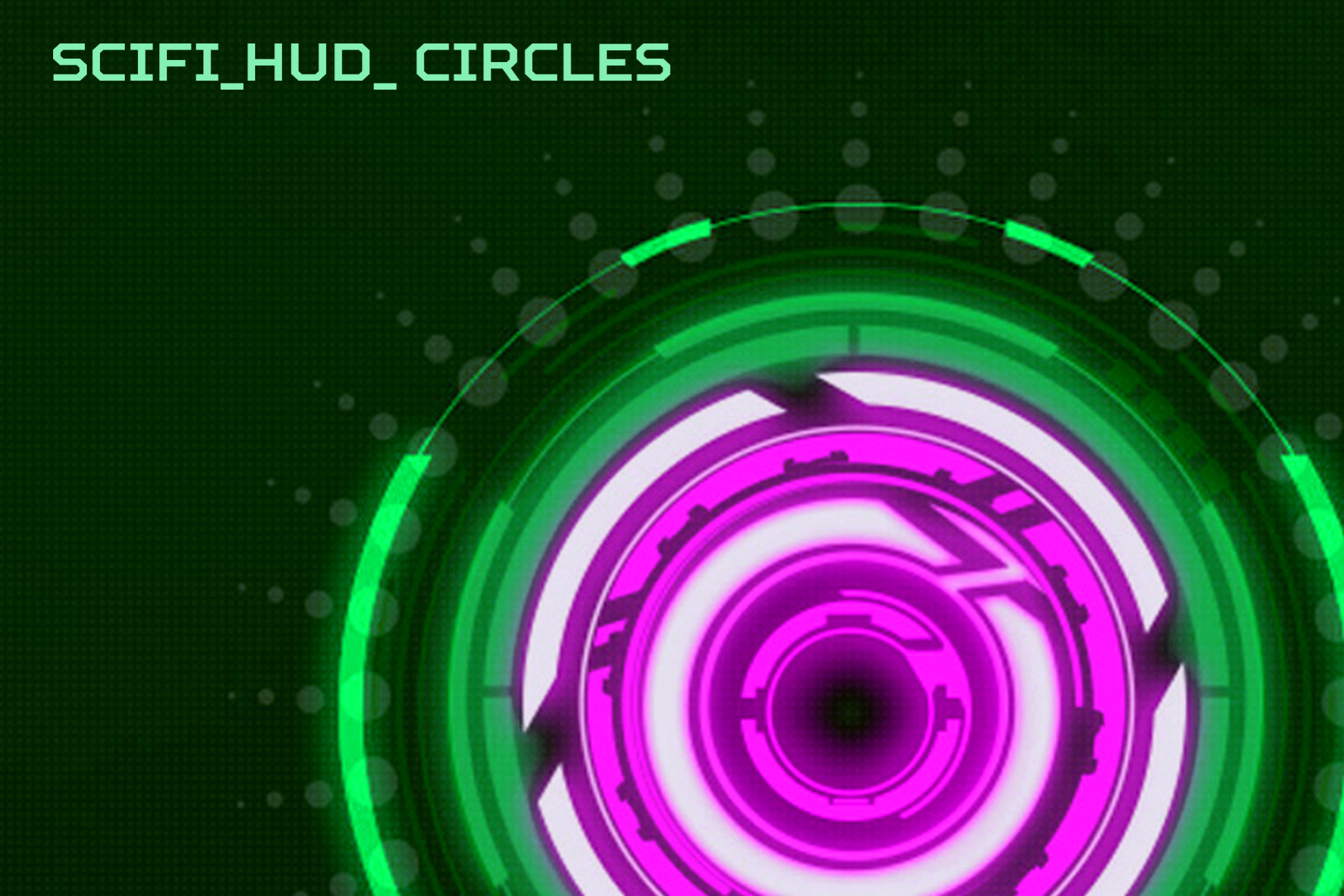 Sci Fi Ui Circles Elements 2d Gui Unity Asset Store