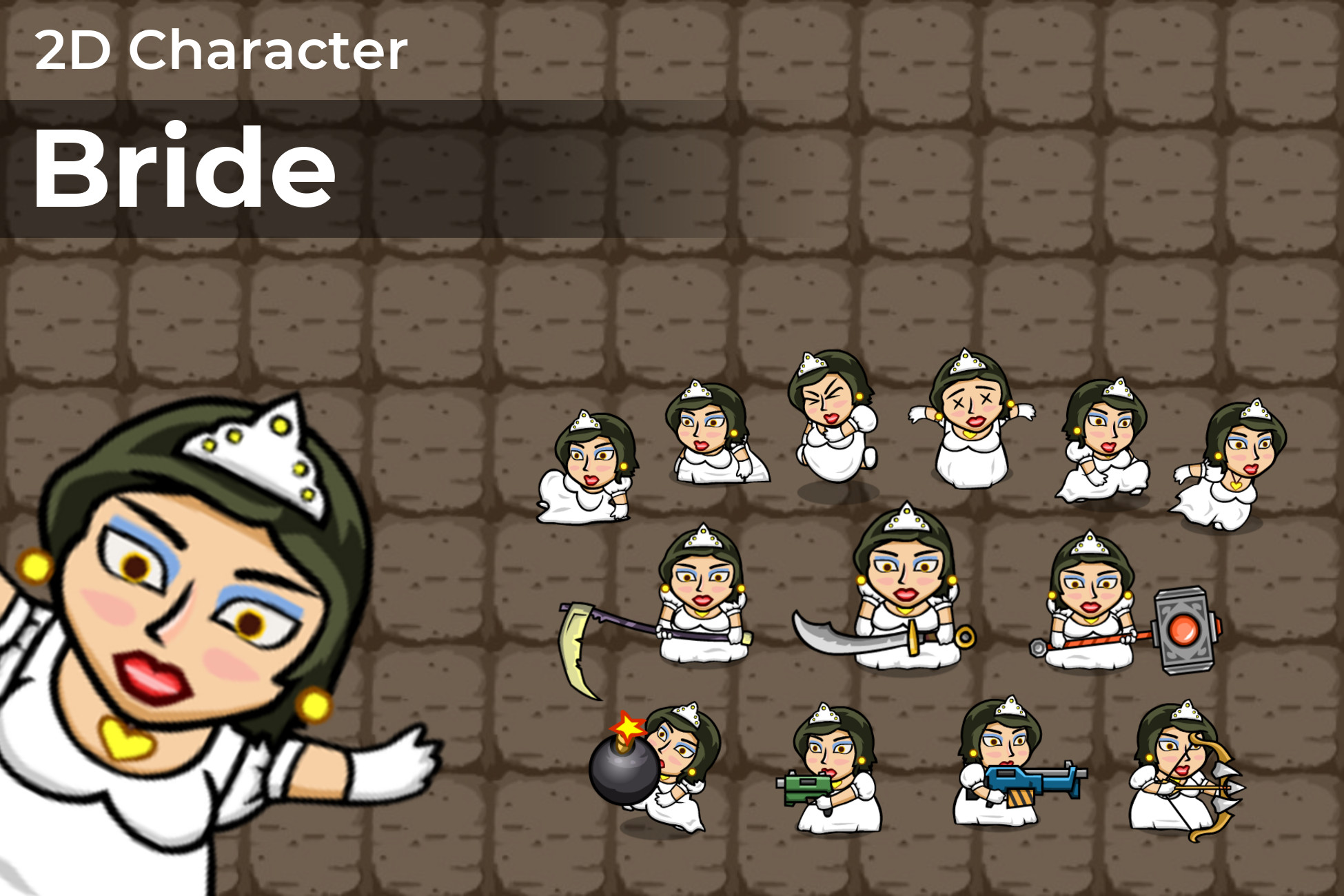 2D Character - Bride | 2D Characters | Unity Asset Store