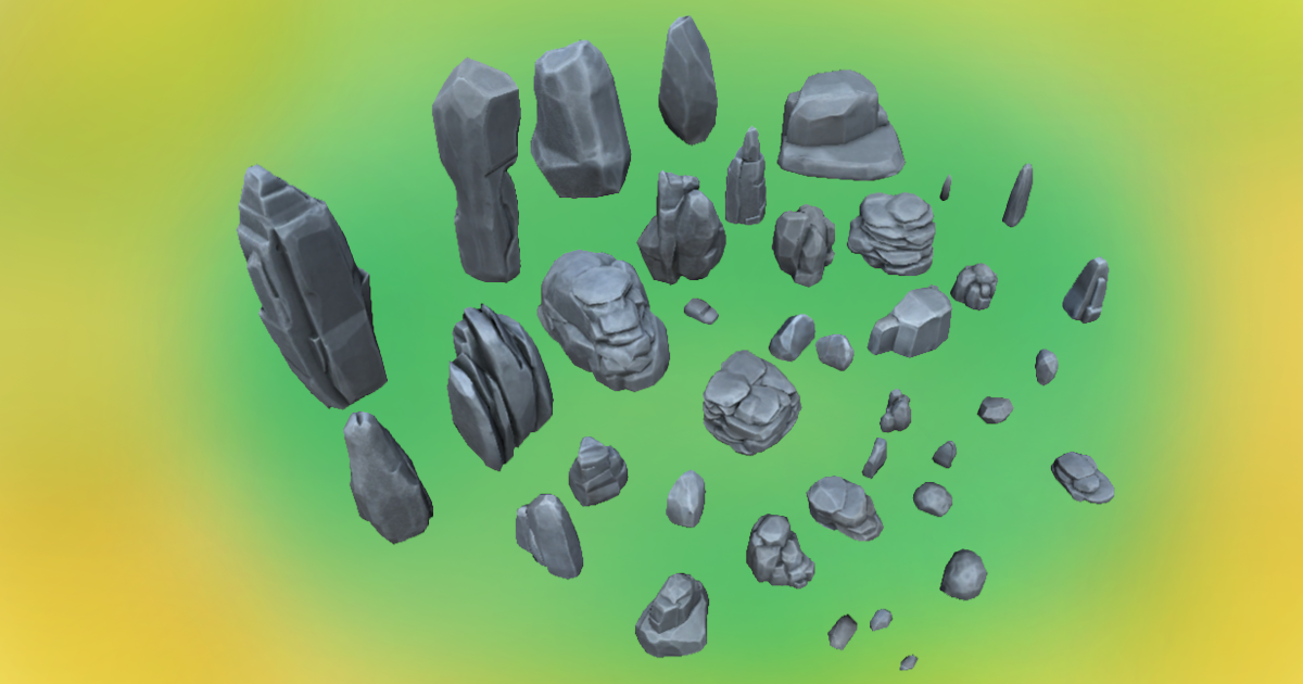 Stylized Rock Collection | 3D Landscapes | Unity Asset Store