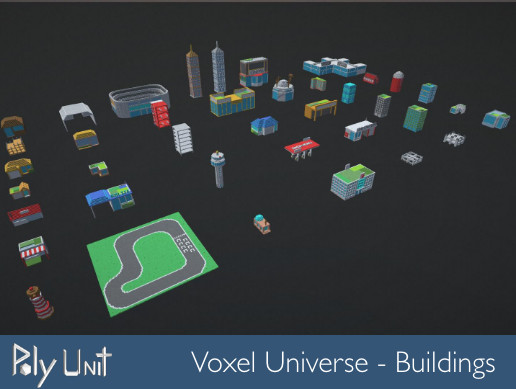 Voxel Universe - Buildings | 3D | Unity Asset Store