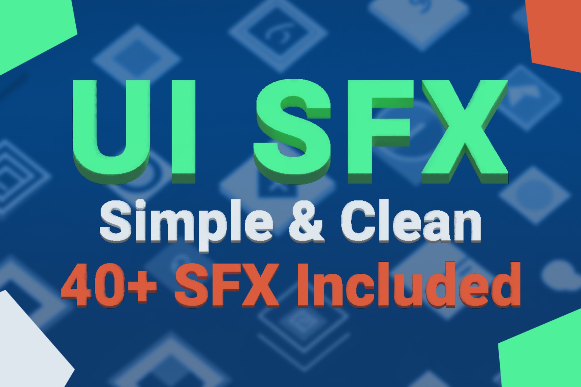 UI SFX simple & clean | 음향 효과음 | Unity Asset Store