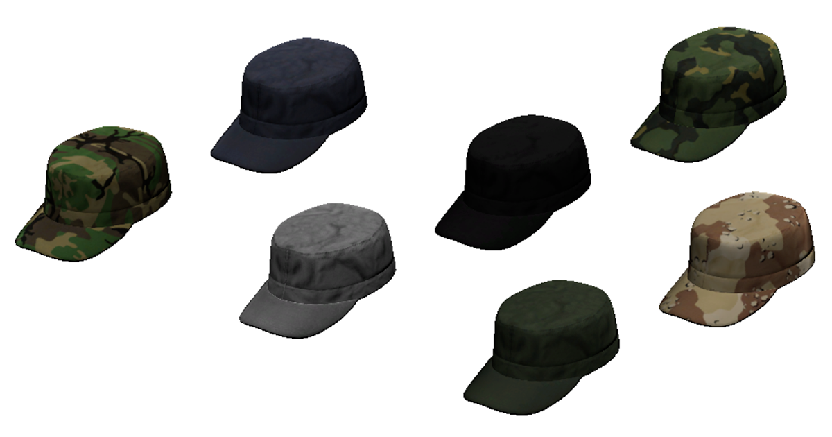 B.D.U. Hats Pack | Props | Unity Asset Store