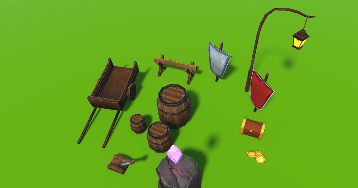 Low Poly Pack Props (Environment) | 3D Props | Unity Asset Store