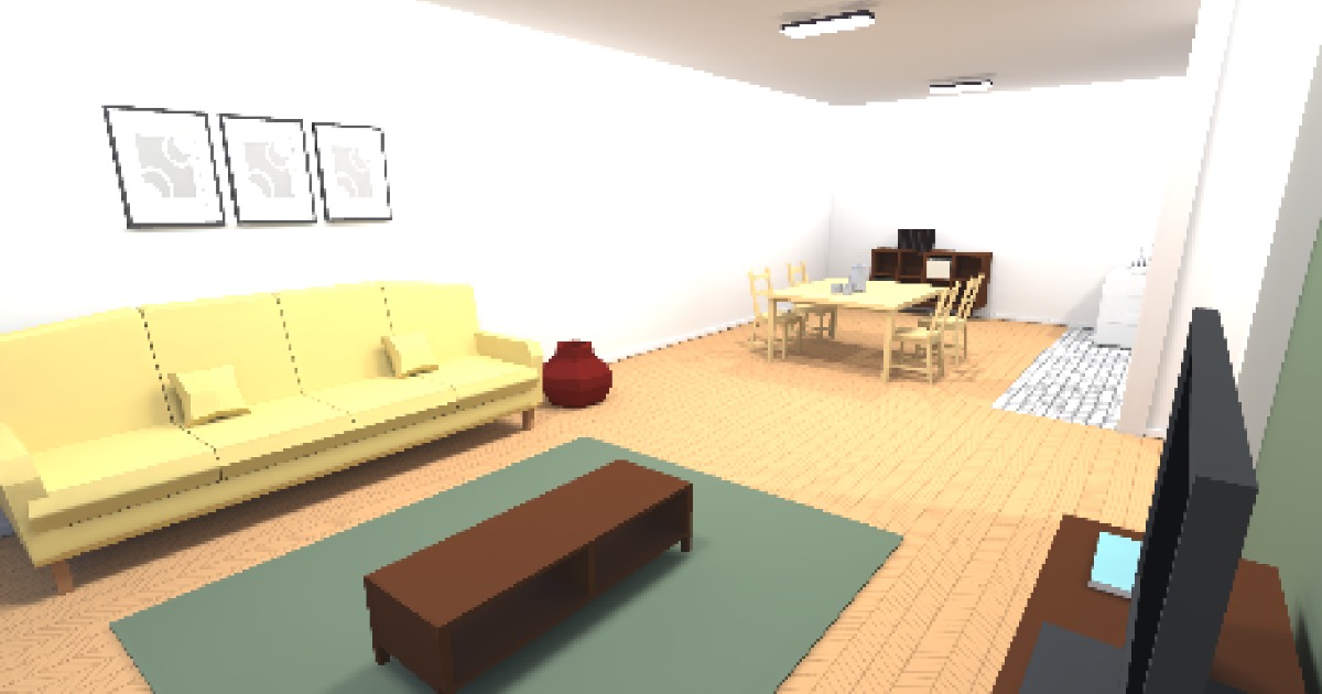 pixel low poly contemporary house(Modular) | 3D Urban | Unity Asset Store