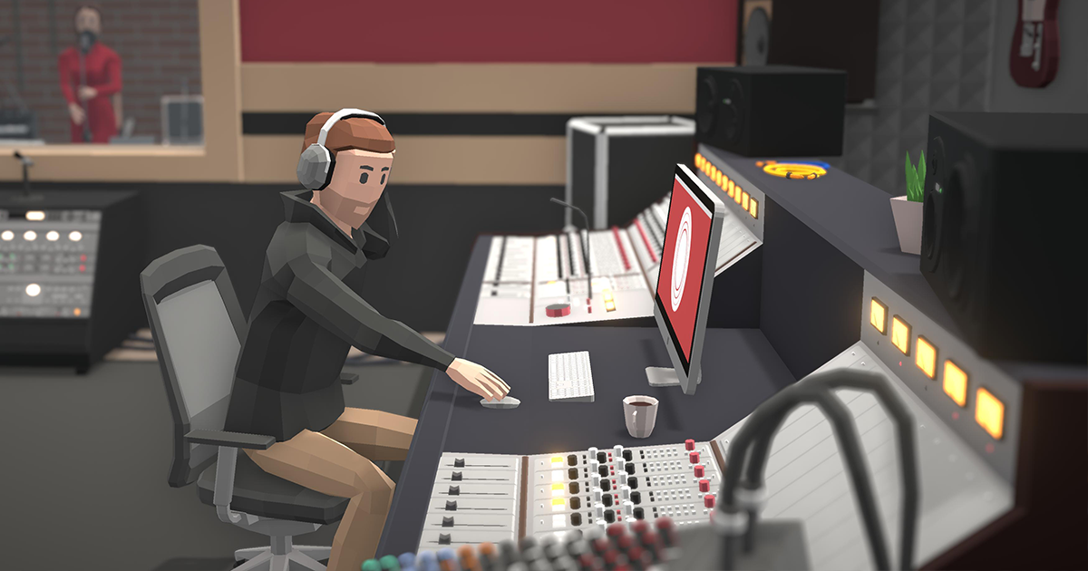 Low Poly Recording Studio | 3D Environments | Unity Asset Store