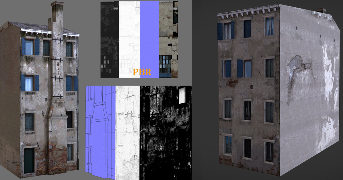 Old Building 924 | 3D Urban | Unity Asset Store