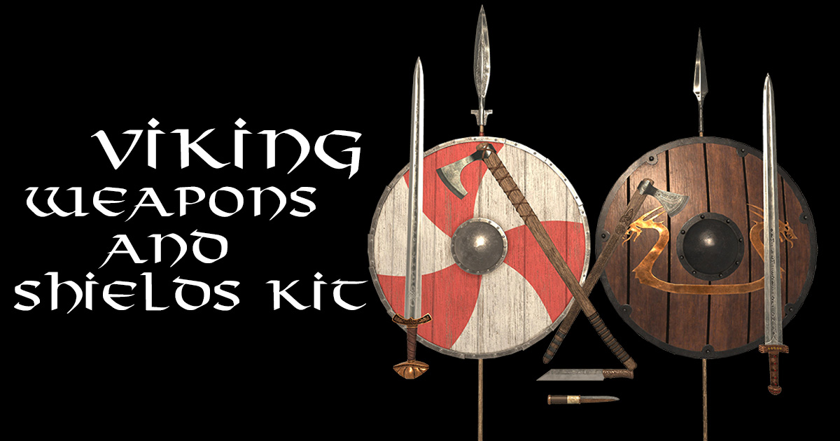 Viking Weapons and Shields Kit | 3D Weapons | Unity Asset Store