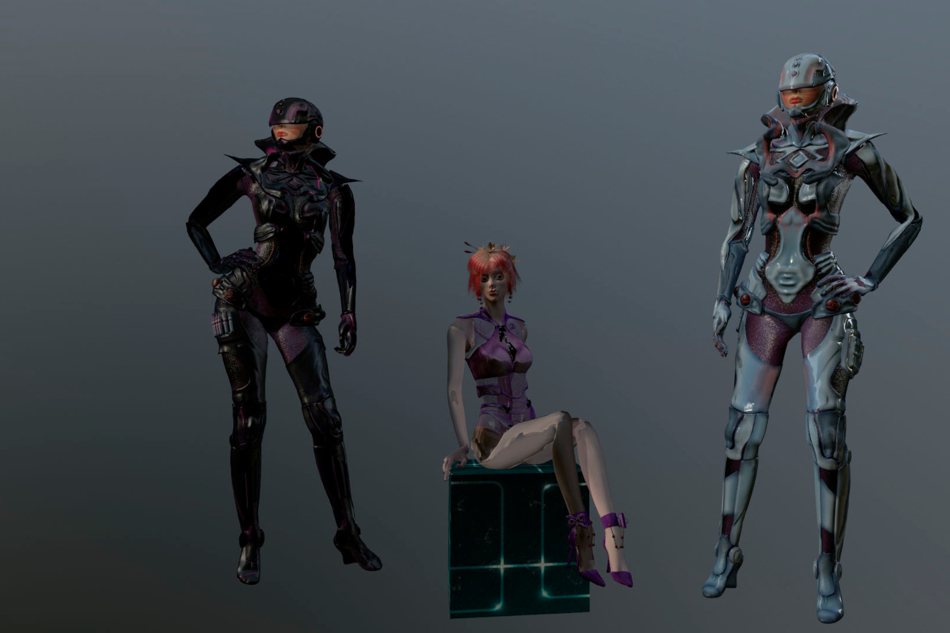 Cyborg Woman SciFi | Characters | Unity Asset Store