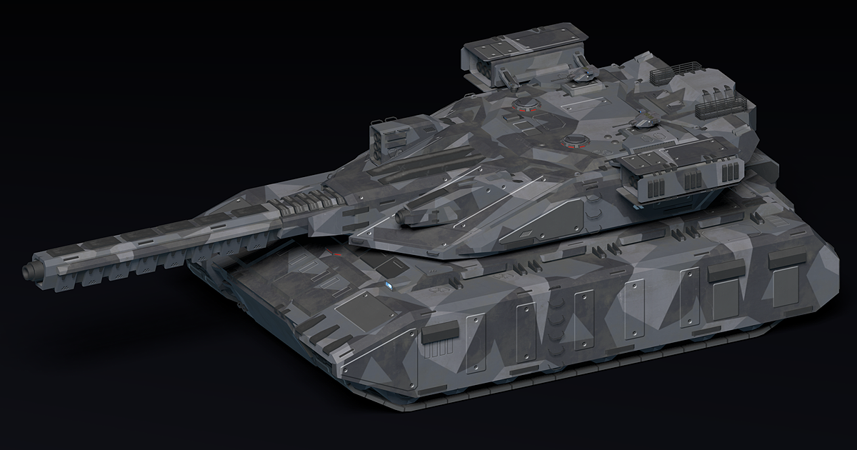 Scifi Overlord Siege Tank | 3D Land | Unity Asset Store