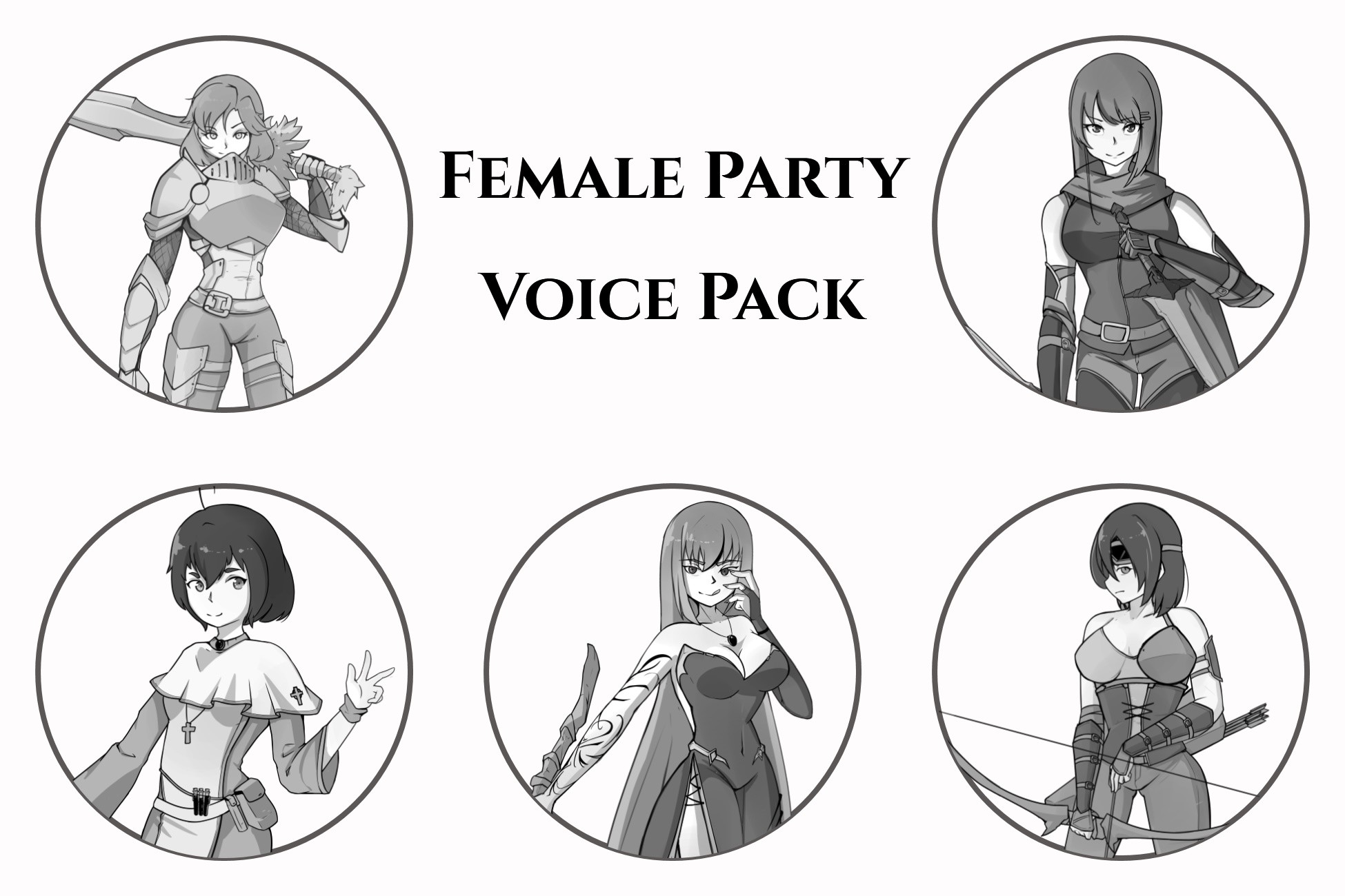 RPG - Female Party Voice Pack | Voices Sound FX | Unity Asset Store