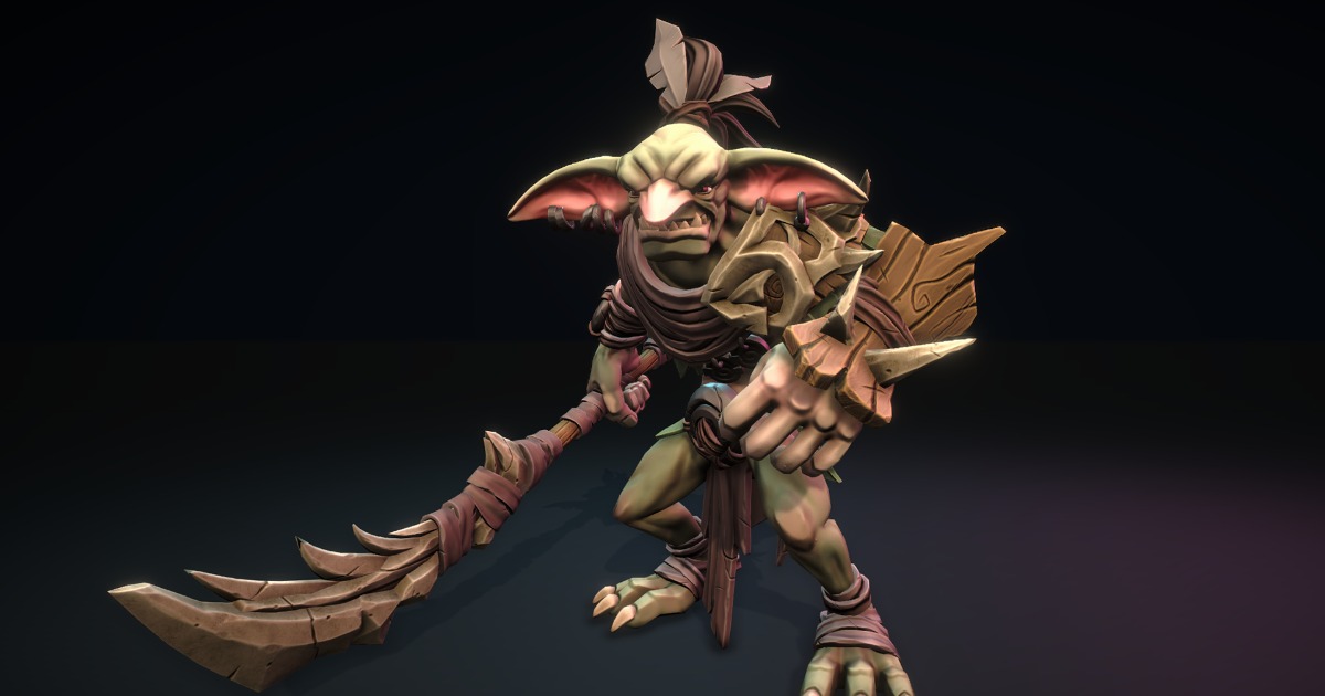 Stylized Goblin Warrior | キャラクター | Unity Asset Store