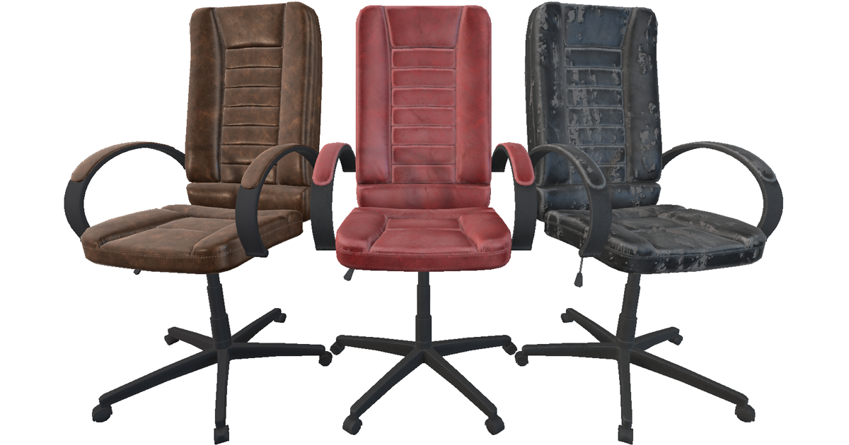 Colorable Office Chair | 3D Furniture | Unity Asset Store