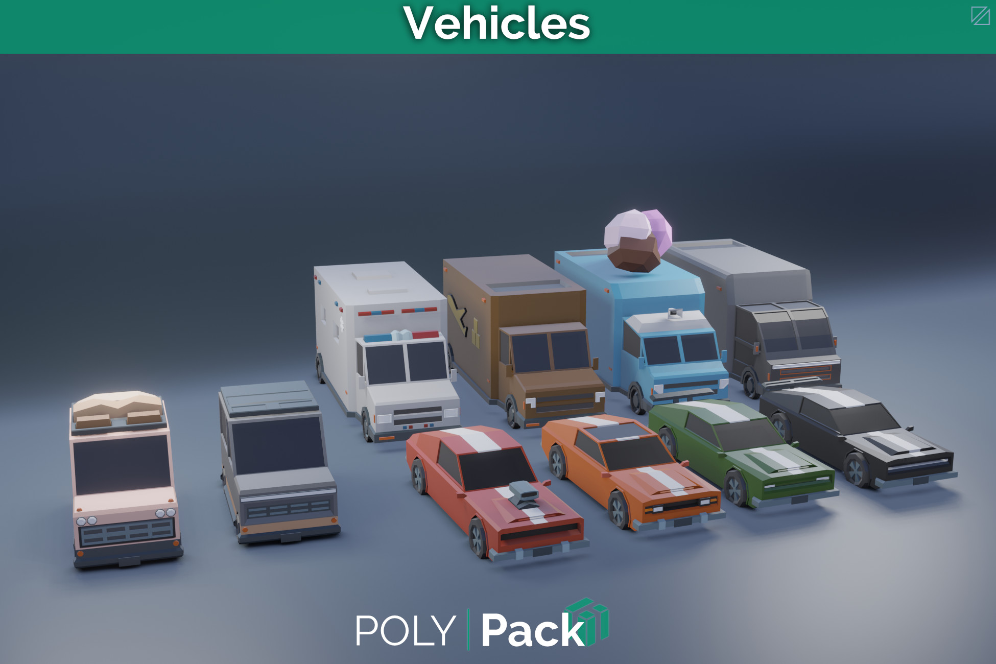 Vehicles - PolyPack | 3D Vehicles | Unity Asset Store