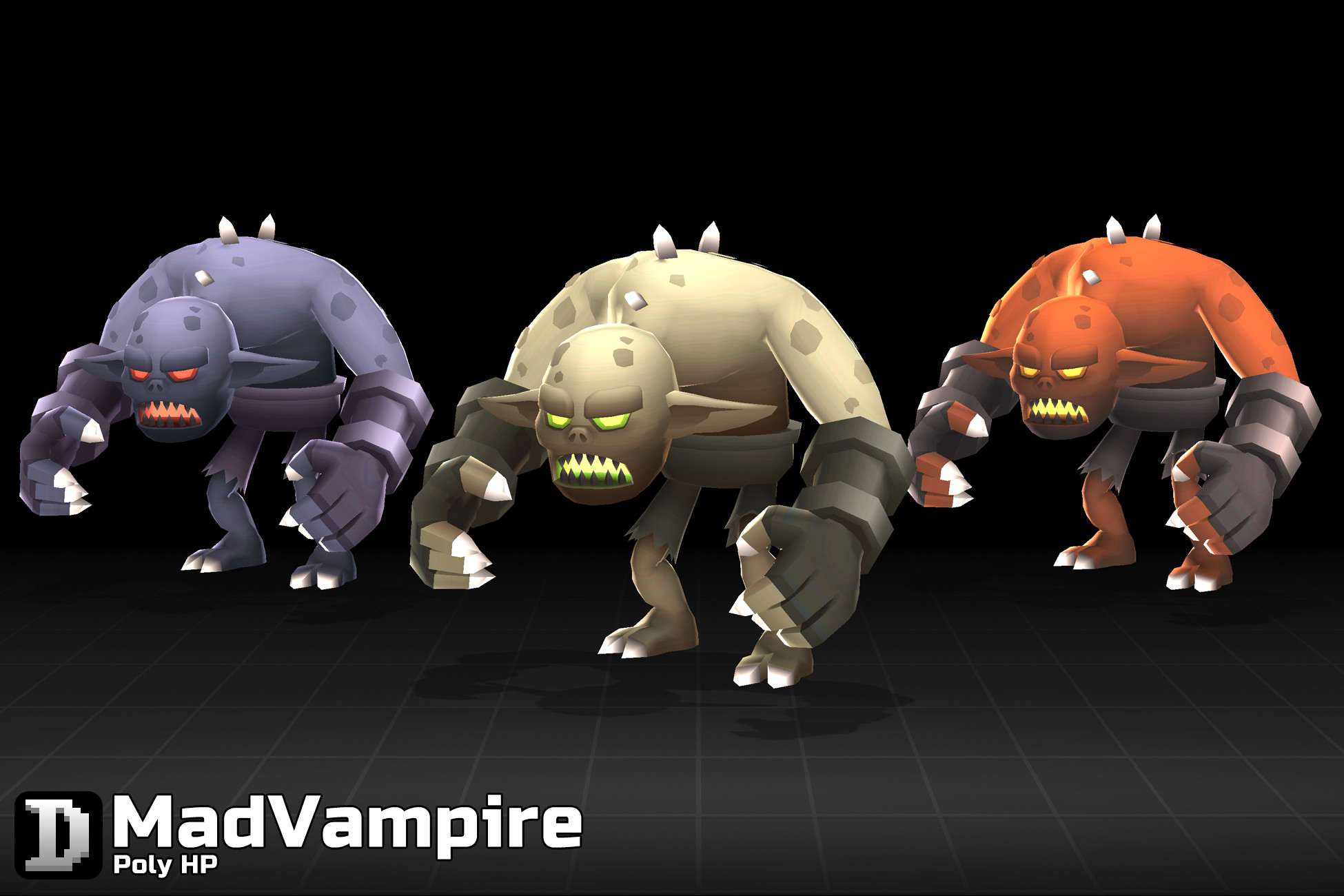 Poly HP - MadVampire | 3D Creatures | Unity Asset Store