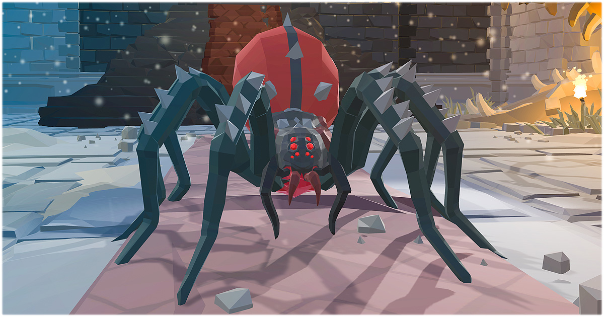 Low Poly Character - Spider - Fantasy RPG | 3D Creatures | Unity Asset ...