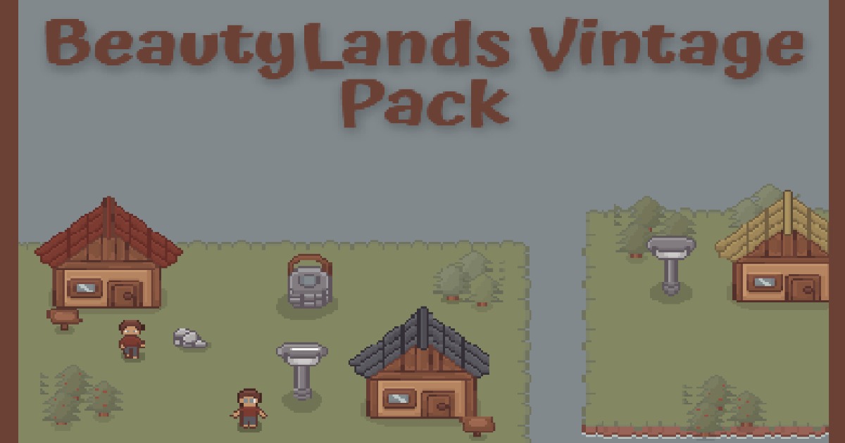 BeautyLands Vintage Pack | 2D Environments | Unity Asset Store