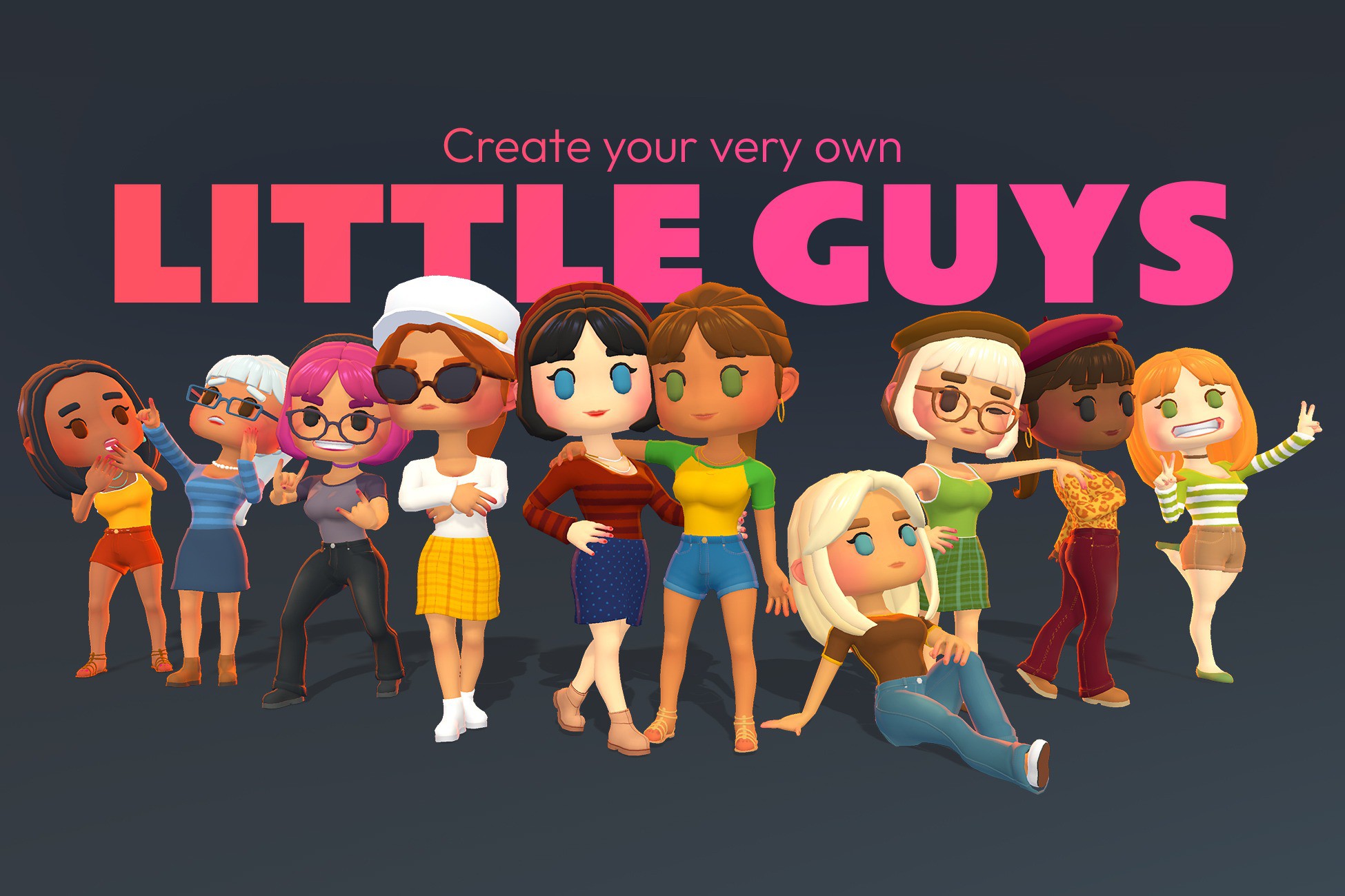 Little Guys - Woman | Characters | Unity Asset Store