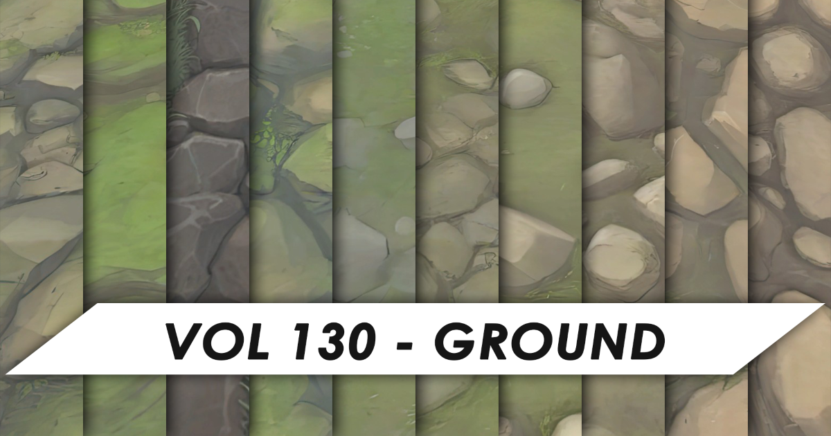 Stylized Textures - Vol 130 - Ground | 2D Textures & Materials | Unity ...