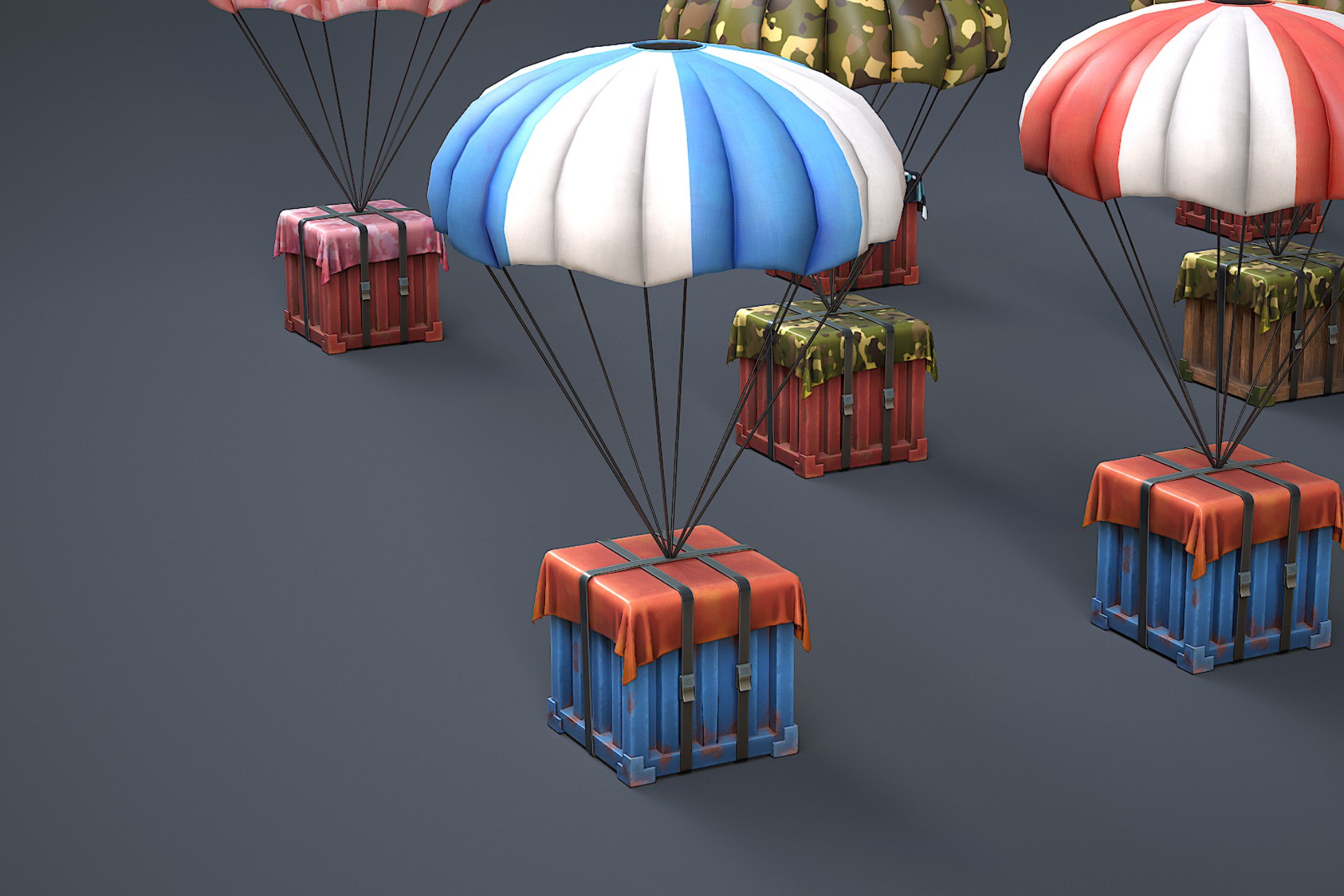 AirDrop PBR and Albedo | 3D Props | Unity Asset Store