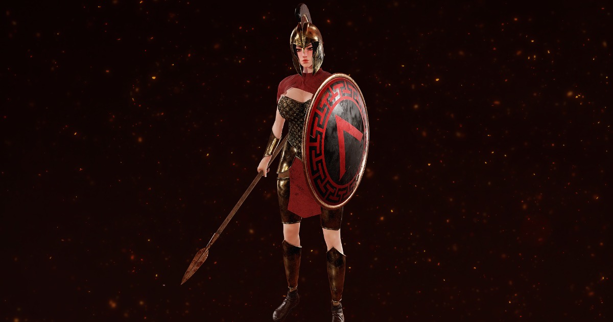 Spartan Girl - 3D Character | Characters | Unity Asset Store