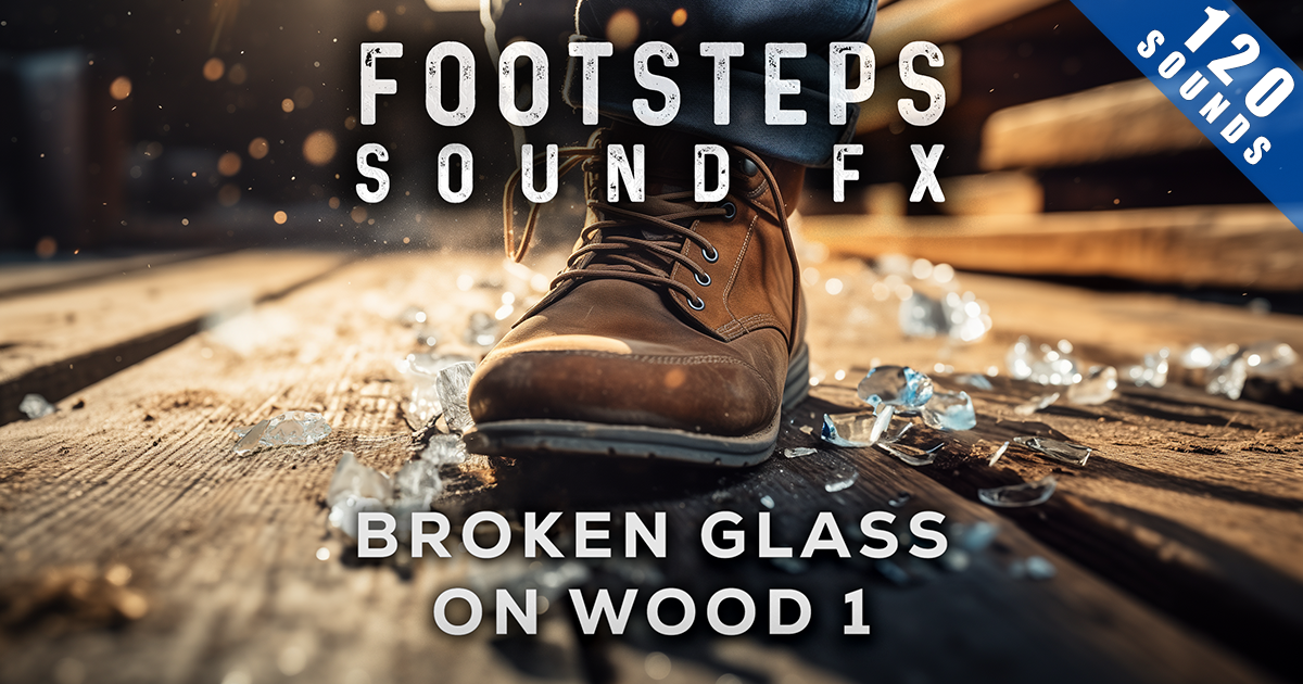 Footsteps Sound FX - Glass Shards on Wood 1 | Foley Sound FX | Unity ...