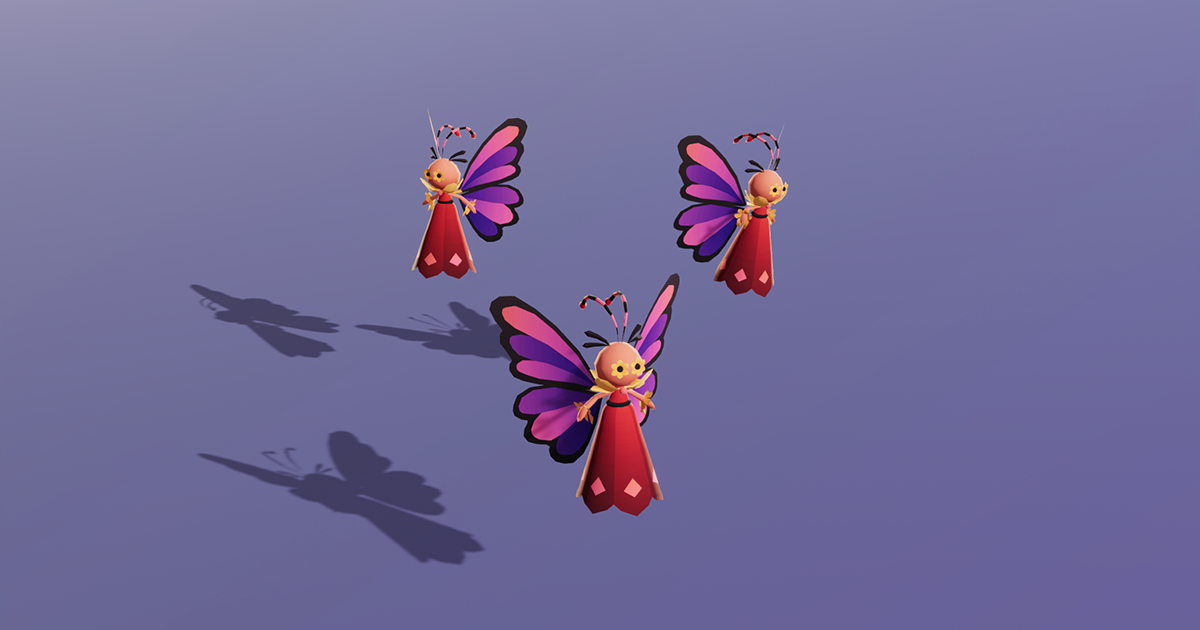 Butterfly Pixie Cute Series | Characters | Unity Asset Store