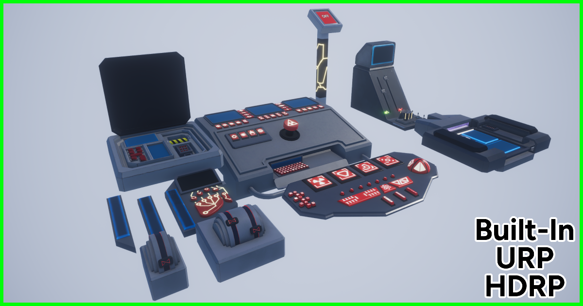 Sci-Fi Levers and Gears Vol - 2 | 3D Electronics | Unity Asset Store