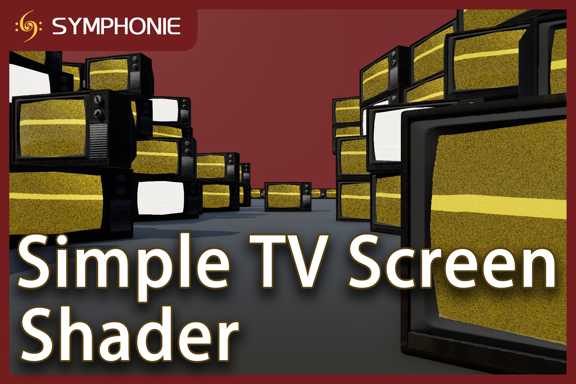 Simple TV Screen Shader by Symphonie Studio