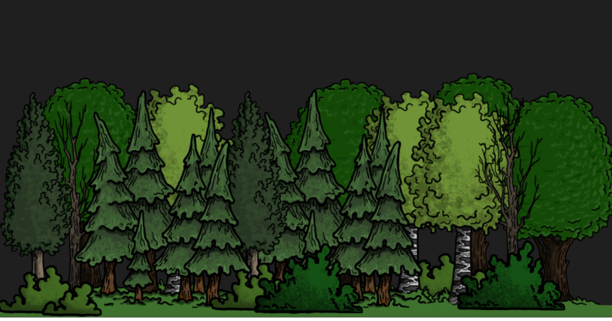Hand drawn trees | 2D Environments | Unity Asset Store