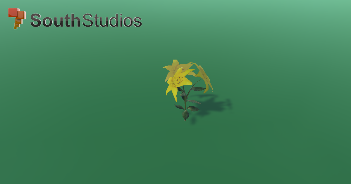 LowPoly Flower A03 | 3D Flowers | Unity Asset Store