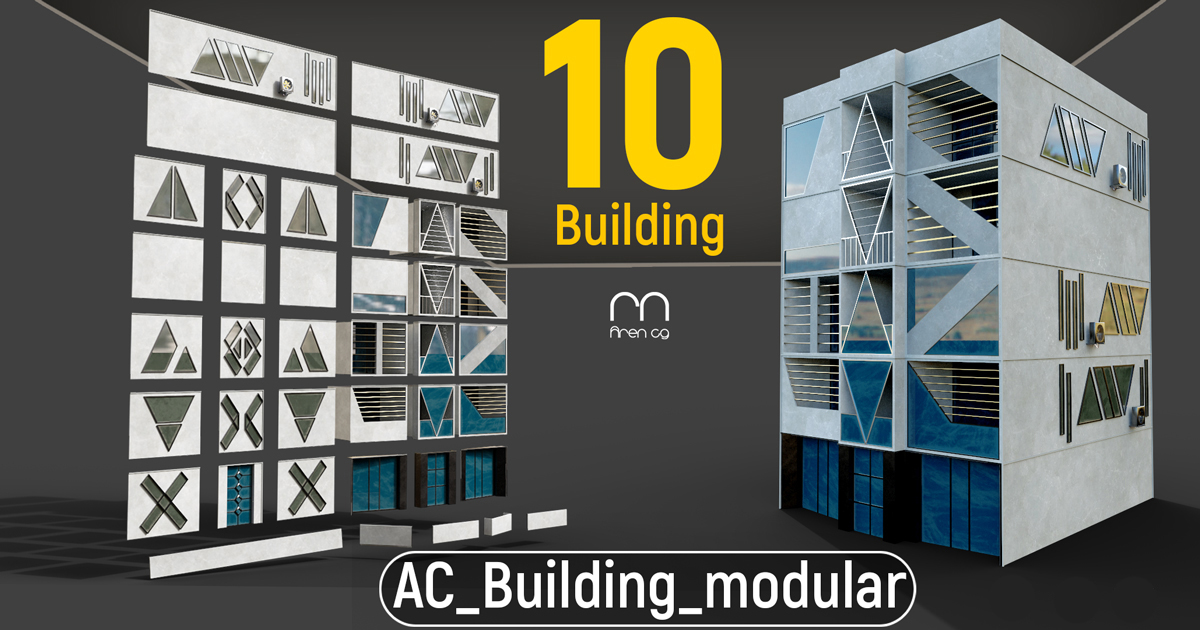 AC_Building_modular | 3D Props | Unity Asset Store
